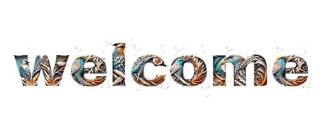Premium Vector Vector Welcome 3d Text Effect Font