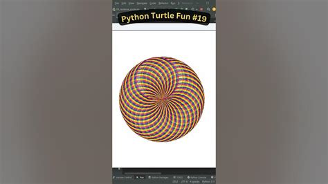 Python Turtle Fun 19 Creating A Stunning Rainbow Circle With Python