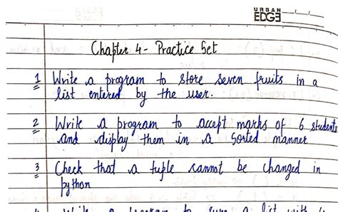 Lists And Tuples In Python Practice Questions Download Now Dulomix