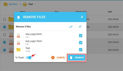 How To Delete A File Or Folder In DirectAdmin Panel