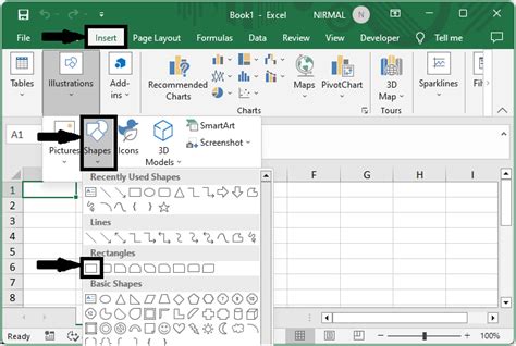 How To Create Grid Paper Or Square Template In Excel