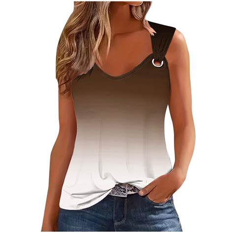 Womens Racerback Tank Tops Women Loose Fitting Tank Tops Casual Summer