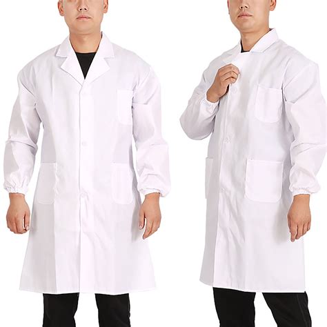 Bata Blanca De Hospital Bata De Laboratorio Profesional Bata De