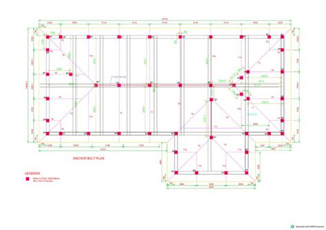 Anchor Bolt Plate Layout Plan Revised Pdf