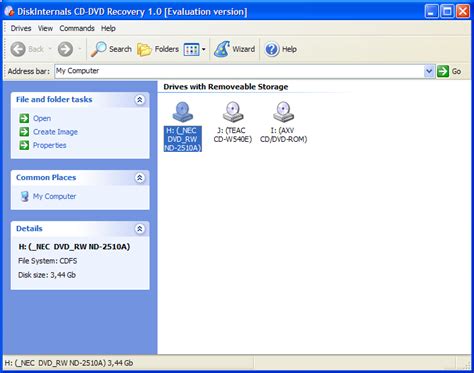 cd recovery and dvd recovery with diskinternals software diskinternals