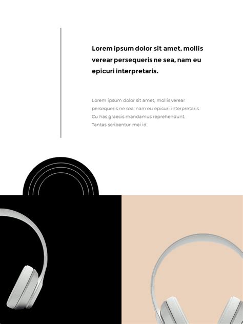 음악 세로형 템플릿 디자인 Ppt 피피티