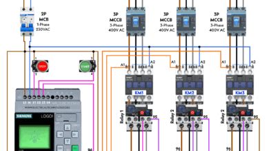 Automatic Sequential Motor Control Circuit Power Control Electronic Engineering Circuit