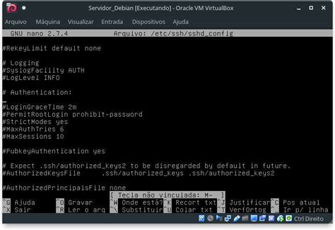 Configurar Ssh Em Um Servidor Linux Debian Bonino Sistemas