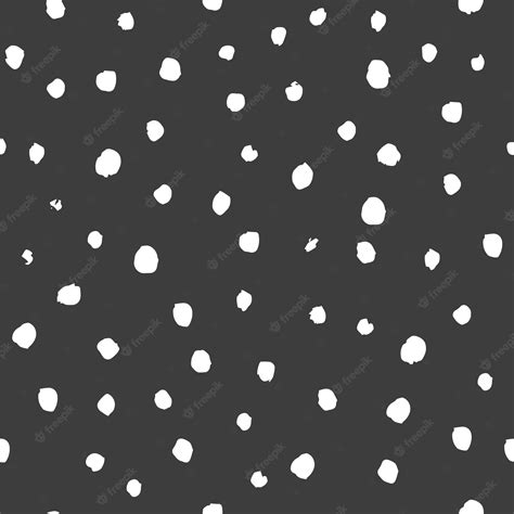 Premium Vector Abstract Vector Seamless Pattern Black Dots Texture