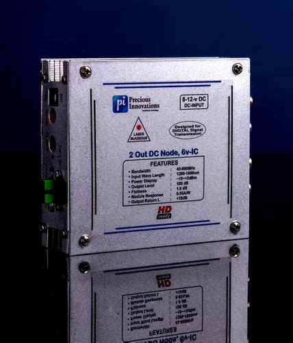 12 V 860 Mghz 2 Out DC Node For Optical Fiber To Rf Converter 5 At