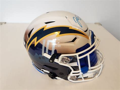 Justin Herbert Signed Los Angeles Chargers Full Size Custom Speedflex