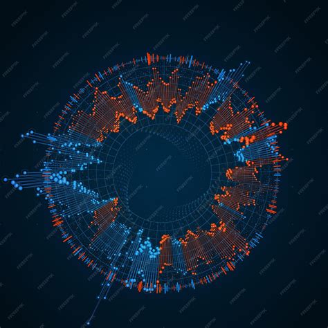 Premium Vector Data Circular Graphs Set