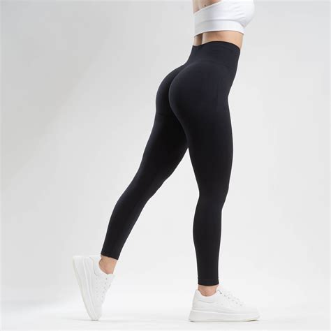 Push Up Helanke Visok Struk Bešavne Neprozirne Idealne Za Trening