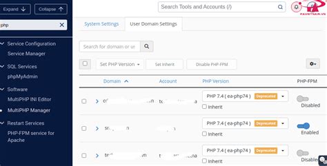 Cách để Kích Hoạt Php Fpm Với Cpanel Whm