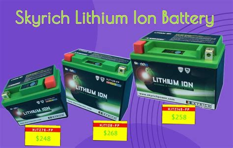 Skyrich Lithium Ion Battery, Motorcycles, Motorcycle Accessories on ...