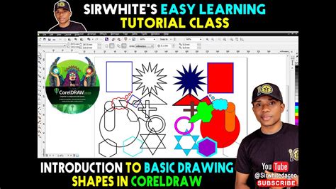 Coreldraw Introduction To Basic Drawing For Beginners Coreldraw Youtube