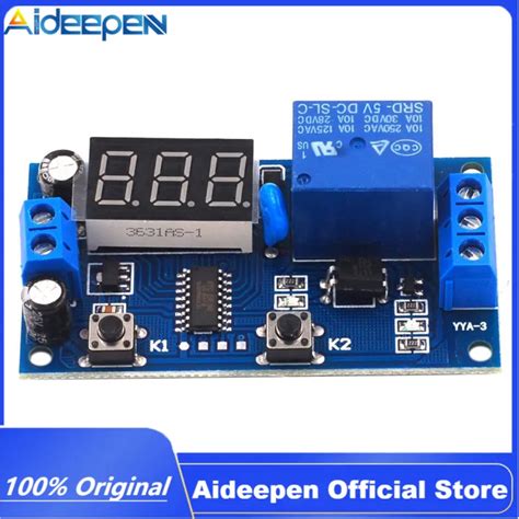 Original Aideepen Time Controlled Switch Intermittent Infinite Loop Countdown Switch Controller