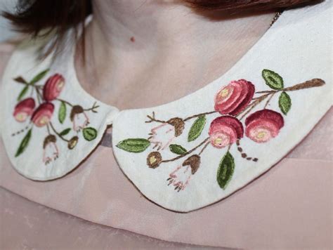 Вышивка На Воротнике Платья —