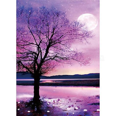 DIY 5D Tree Of Life Pattern Canvas Diamond Painting Kits With Etsy