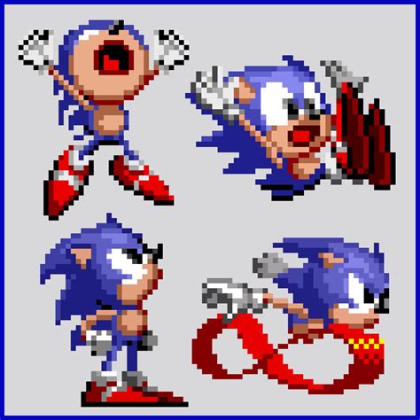 Sonic The Hedgehog Running Sprites