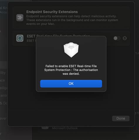 I Cant Enable Any Toggle Related To Eset Endpoint Security Eset Endpoint Products For Macos