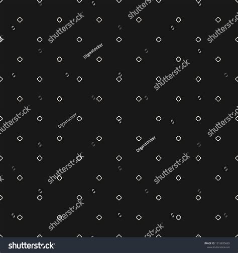 Vector Minimalist Seamless Pattern Tiny Outline Stock Vector Royalty