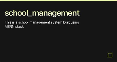 Schoolmanagementsystem Codesandbox