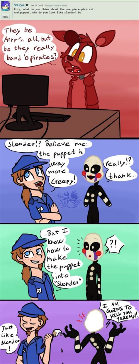 F Naf Marionette Comic