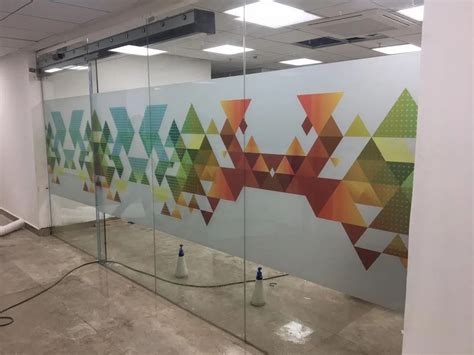 4mm Printed Frosted Glass Film At ₹ 45sq Ft Frosted Film In Pune