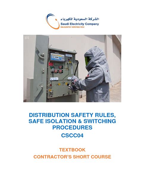Cscc04 Distribution Safety Rules And Safe Isolation And Switching Procedure Pdf Personal