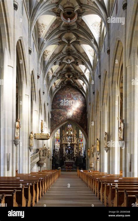 Germany Baden Wurttemberg Lake Constance Bodensee Uberlingen Old Town St Nicholas