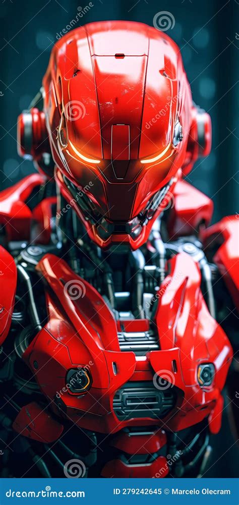 Surveillance Robot With Artificial Intelligence Connected To A Neural Network Structure Stock