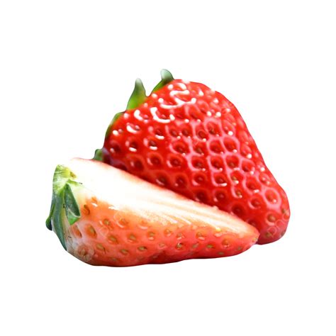Cut Ripe Strawberry Fruit Sour And Sweet Strawberry Sweet Png