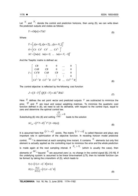 Asymptotic Features Of Hessian Matrix In Receding Horizon Model