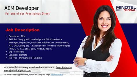 Eram S On Linkedin Aem Immediatejoiners Developer
