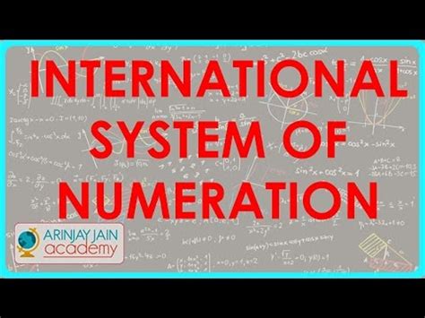 international system of numeration