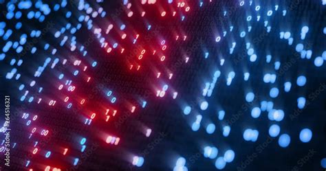 Hacking Digital Binary Code Matrix 01 Background Loop Hacker Dark Web