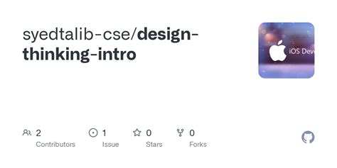 GitHub Syedtalib Cse Design Thinking Intro