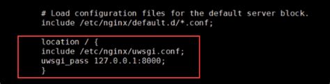 nginx uwsgi 配置的三种方式 liang0 0 博客园