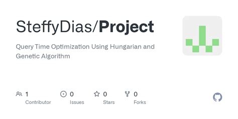 Github Steffydiasproject Query Time Optimization Using Hungarian