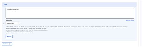 2 0 0 Beta1 Wysiwyg Field Doesn T Load Text Format On Edit Screen