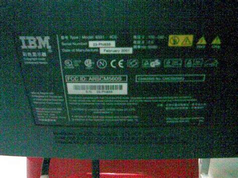 Ydtec IBM E54 15inch CRT Monitor Black Color RM70