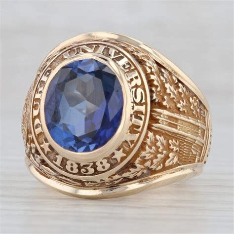 Duke University Class Ring Gem
