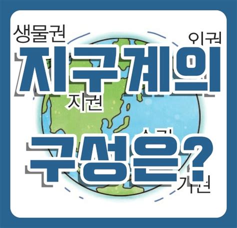 지구계의 구성요소 지권 수권 기권 생물권 외권에 대해서 공부해 보아요 네이버 블로그