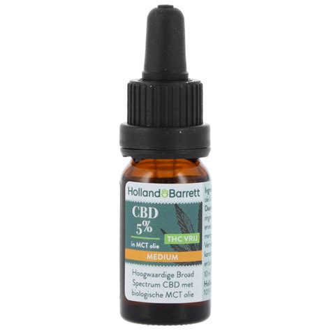 Holland & Barrett CBD Olie Medium 5% (10ml) | Holland & Barrett