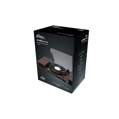 Купить виниловый проигрыватель Ritmix LP-340B Dark Wood по цене от 8090 ...