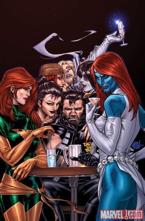 Wolverine And X Women By Adam Kubert Wolverine Marvel Wolverine