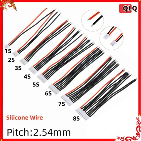 10pcs 20cm Balancer Cable Silicone Wire 1s 2s 3s 4s 5s 6s 7s 8s Rc Lipo