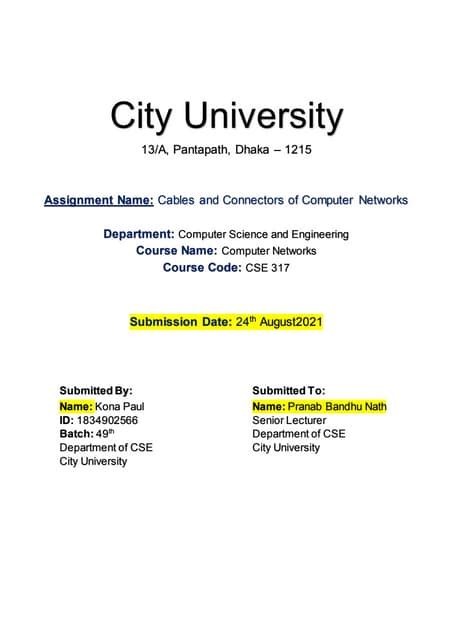 Networking Cables And Connectors Pdf
