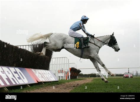 Racer Winner Silver Adonis Ridden By Mr T Weston Jumps During The Tim